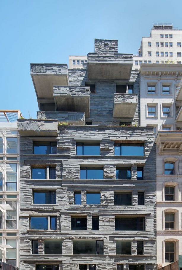 Expressive Stone Façade: Luxury Apartments in Manhattan by DDG
